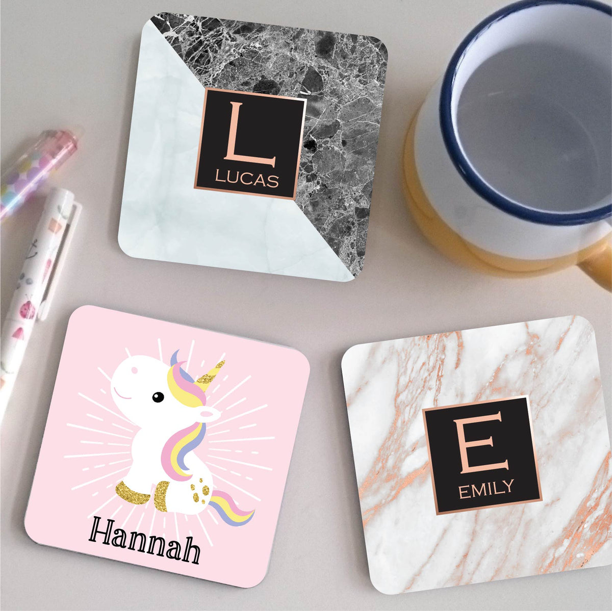 Effective Ways To Use Customized Coasters – Ribbons & Bows